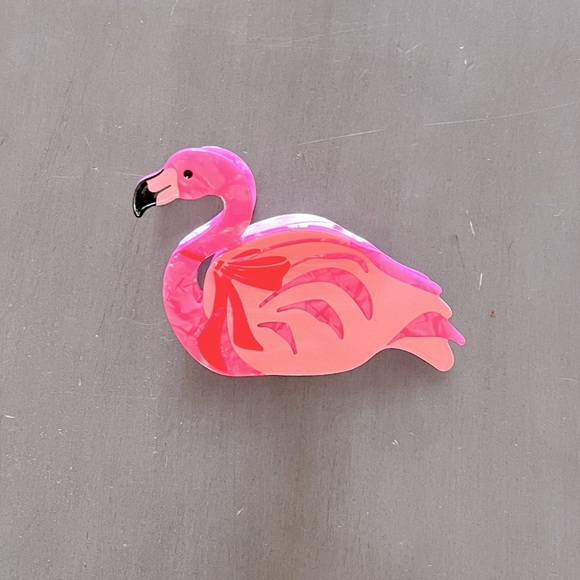 High Heels on the High Road | Accessories | Hot Pink Flamingo Bow ...
